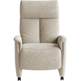 Sit & More sit&more TV-Sessel &raquo;Cremona Comfort&laquo; wahlweise manuell oder elektrischer Funktion mit Akku beige 100% Polyester Microfaser, Ergonomie M2,mit Gasdruck,