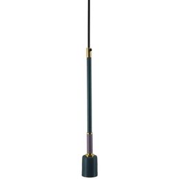 Kayoom H&auml;ngeleuchte &raquo;H&auml;ngelampe Camielle 387&laquo; E27 1 Stk. puristisches Design, vielseitig kombinierbar blau 1, &Oslash; 4cm H: 30cm, 1 Stk.