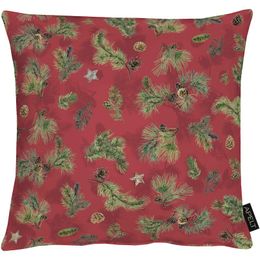 Apelt Dekokissen &raquo;9530&laquo; Kissenh&uuml;lle mit F&uuml;llung, 1 St&uuml;ck rot Baumwolle B/L: 39cm x 39cm, 1 Stk.