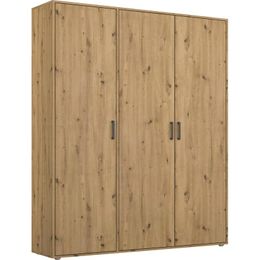 Rauch Kleiderschrank &raquo;VOYAGER Garderobe W&auml;scheschrank Schlafzimmer&laquo; in 3 verschiedenen Ausstattungen BASIC/CLASSIC/PREMIUM, mit 2 modernen 