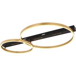 Globo LIGHTING LED Deckenleuchte &raquo;LUFFY&laquo; LED-Modul 1 Stk. Warmwei&szlig; Deckenlampe/LxBxH: 930x585x102mm/Wohnzimmer/Schlafzimmer/modern 1 Stk.