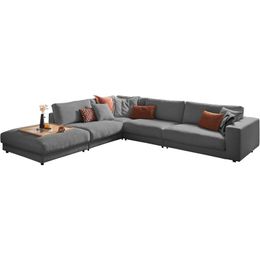3C Candy Ecksofa &raquo;Enisa II, bequem und komfortabel, gro&szlig;es Familiensofa, L-Form&laquo; incl. 3 Flatterkissen, wahlweise mit Flecken-Schutz-Bezug Easy care 