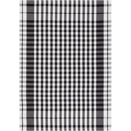 stuco Geschirrtuch &raquo;vichy&laquo; schwarz 100% Baumwolle 6 Stk., 100 % Baumwolle
