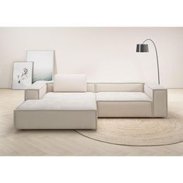 Home Affaire Ecksofa &raquo;Watertown, modernes XXL L-Form, 306 cm breit&laquo; Gro&szlig;z&uuml;giges Lounge-Sofa mit viel Platz f&uuml;r die Familie beige 94% Polyester, 6% 