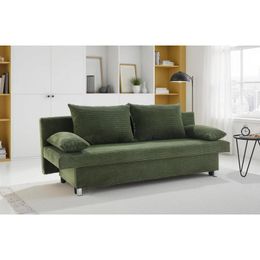 Jockenh&ouml;fer Schlafsofa &raquo;B: 191 cm, Liegefl. 120x191 cm&laquo; mit Schlaffunktion & Bettkasten Korpus: 100% Polyester;Kissen: 100% Polyester B/H/T: 191cm x 80cm, Cord, 