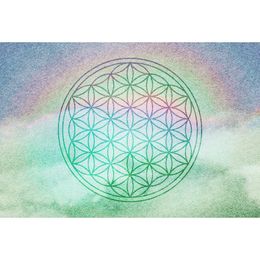 ARCHITECTS PAPER Fototapete &raquo;Atelier 47 Flower of Life 2&laquo; orientalisch glatt Vlies, Wand, Schr&auml;ge, Decke bunt Vlies B/L: 4m x 2,7m