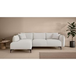 LeGer Home by Lena Gercke Ecksofa &raquo;Adelita mit Ottomane links oder rechts bestellbar, B/H/T 270/97/168&laquo; L-Form mit Wellenunterfederung, enth&auml;lt 2 
