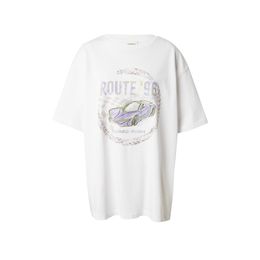ABOUT YOU x Laura Giurcanu Oversized Shirt 'Blanca' female size S Indigo / Apple / Lavender / White