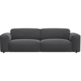 FLEXLUX 3-Sitzer &raquo;Lucera Sofa, super bequem durch hochwertigen Sitzaufbau mit Kaltschaum&laquo; modern & anschmiegsam, Designsofa grau 100% Polyester B/H/T:
