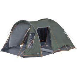 High Peak Kuppelzelt &raquo;Zelt Tessin 5.1&laquo; 5 Personen gr&uuml;n B/H/L: 330cm x 195cm x 390cm Kuppelzelt