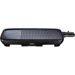 Tefal Tischgrill &raquo;Malaga, sp&uuml;lmaschinengeeignete Platte und Saftauffangbeh&auml;lter&laquo; 2000 W Thermosignal-W&auml;rmeanzeige, TG3918 schwarz Starke Leistung: 2000W 