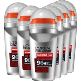 L'Or&eacute;al L'or&eacute;al Paris Men Expert Herren L'OR&Eacute;AL PARIS MEN EXPERT Deo-Roller &raquo;Invicible 96h&laquo; mit hoher Zuverl&auml;ssigkeit transparent 300ml