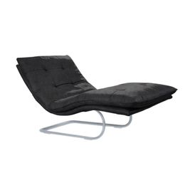 W.Schillig Relaxliege &raquo;daily dreams&laquo; in Waffelkissen-Optik, wahlweise mit Motor, silber matt, in 2 Breiten grau Stoff S37 (100% Polyester) B/H/T: 95cm