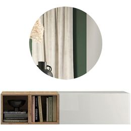 Home Affaire Garderoben-Set &raquo;Infinity, 3tlg. Breite 125 cm, H&ouml;he variabel, moderne Garderobe&laquo; Spar-Set, 3 Stk. tlg. wei&szlig; B/H/T: 125cmcm x 180cmcm x 