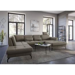 Sit & More sit&more Sofa-Kopfst&uuml;tze &raquo;Bendigo&laquo; braun Holzwerkstoff B/H/L: 50cm x 25cm