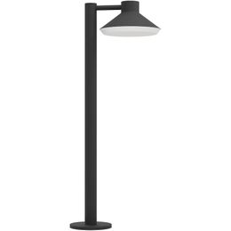 Eglo Sockelleuchte &raquo;Ninnarella Stehlampe, Au&szlig;enlampe, Metall und Kunststoff, GU10, IP44&laquo; GU10 1 Stk. Stehleuchte - L25 x B20,5 x H74,5 cm - schwarz - 