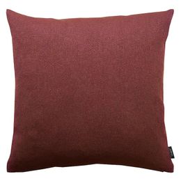 HOMING Dekokissen &raquo;Kalmar&laquo; Pflegeleicht rot Polyester B/L: 48cm x 48cm, 1 Stk.
