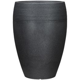 Scheurich Blumentopf &raquo;54/283 LINEO HIGH 54&laquo; schwarz B/H/T: 39,2cm x 54cm x 39,2cm