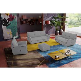 Egoitaliano Polstergarnitur &raquo;Yuki, extravagantes Design und h&ouml;chster Sitzkomfort, tolle Details&laquo; Set, bestehend aus einem 2,5- und einem 2-Sitzer, Sessel und 
