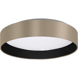OTTO home LED Deckenleuchte &raquo;Merryn&laquo; LED-Modul 1 Stk. Neutralwei&szlig; Warmwei&szlig; Deckenlampe &Oslash;38 x H9 cm mit Textil-/Stoffschirm, CCT, Fernbedienung grau 1,