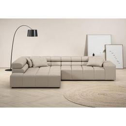 Home Affaire Ecksofa &raquo;Ancona, Ecksofa, incl. Kopfteilverstellung, Breite 319 cm, L-Form&laquo; wahlweise motorische Sitztiefenverstellung, auch in Cord + 