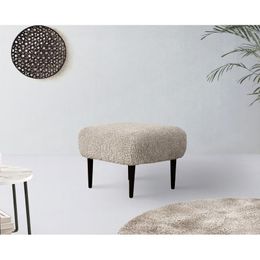 LeGer Home by Lena Gercke Polsterhocker &raquo;Dinah&laquo; passend Zum Sessel "Dinah" beige 100% Polyester B/H/T: 64cm x 48cm x 64cm, Boucl&eacute;