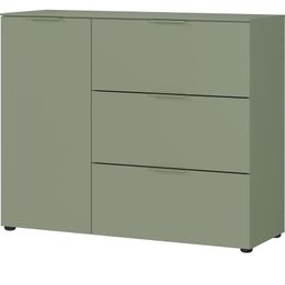 Germania Sideboard &raquo;Savoca&laquo; 1 Stk. tlg. Breite 109 cm, Soft-close, 2 Fu&szlig;varianten inkl., Made in Germany gr&uuml;n Holzwerkstoff B/H/T: 109cm x 98cm x 40cm
