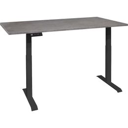 M&auml;usbacher Schreibtisch &raquo;Big System Office&laquo; Breite 160 cm, elektrisch h&ouml;henverstellbar grau B/H/T: 160cm
