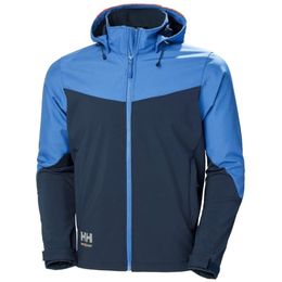 Helly Hansen Softshelljacke "Oxford H. Softs Jacket" in Blau | Gr.: 4XL