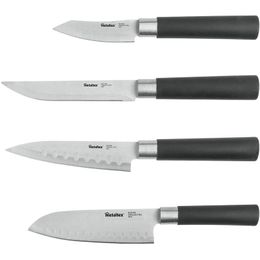 Metaltex Messer-Set &raquo;Asia&laquo; silber Edelstahl Einheitsgr&ouml;&szlig;e