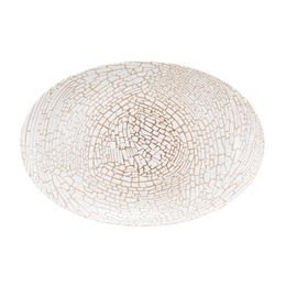 Seltmann Weiden Servierplatte &raquo;Liberty Krakelee&laquo; Platte oval wei&szlig; Porzellan B/H/L: 21,1cm x 2,9cm x 31,3cm