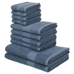 OTTO home Handtuch Set &raquo;Melli, 2 Duscht&uuml;cher 70x140, 4 Handt&uuml;cher 50x100, 4 G&auml;stet&uuml;cher 30x50&laquo; Set Walkfrottee Handtuchset in dezenten Farben mit 