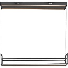 JUST LIGHT LED Deckenleuchte &raquo;SONTURA&laquo; LED-Board 1 Stk. Warmwei&szlig; Getrennt schaltbar, Memoryfunktion 2, H: 60cm, 1 Stk.