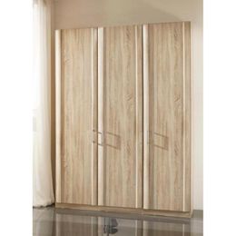 Wiemann Kleiderschrank &raquo;Meran&laquo; beige Holzwerkstoff B/H/T: 148,4cm x 196cm x 58cm, T&uuml;ren: 3 Stk.