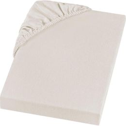 SETEX Spannbettlaken &raquo;Feinbiber in Gr. 70x140, 90x200, 140x200 oder 180x200 cm&laquo; f&uuml;r Matratzen bis 23 cm H&ouml;he, Winter, Bettlaken beige Feinbiber, 