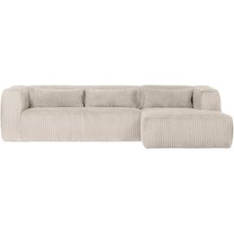 Woood Ecksofa &raquo;Bean Bezug Rechts mit hoher Sitzkomfort, H 73 x B 305 x T 96/175 cm&laquo; Ripsstoff, Tragkraft 400 kg, Gute Verschlei&szlig;festigkeit, 