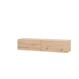 Home Affaire TV-Board &raquo;Royan, TV-Bank, TV-Schrank, Wandmontage&laquo; in verschiedenen Breiten 128/154/192 cm, Push-to-Open, FSC braun B/H/T: 154cm x 32cm x