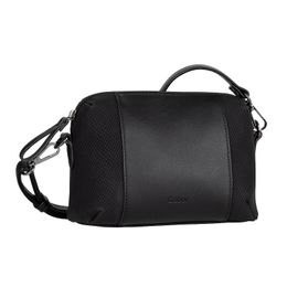 Gabor Damen Handtasche &raquo;Wanda&laquo; aus leicht genarbtem Lederimitat mit Schlangenstruktur und Ziern&auml;hten schwarz B/H/T: 22cm x 15,5cm x 10,5cm
