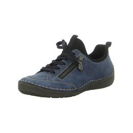 Rieker Sportlicher Schn&uuml;rschuh in blau | Gr.: 40