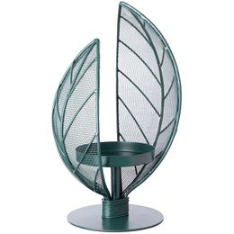 Fink Windlicht &raquo;VITANA&laquo; gr&uuml;n Eisen B/H/T: 16,5cm x 30cm x 18cm