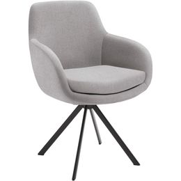 Musterring Esszimmerstuhl &raquo;Tavia&laquo; (Set) 2 Stk.Stativgestell Eisen schwarz, Drehfunktion optional, diverse Farben orange B/H/T: 62cm x 86cm x 66cm, 2 Stk., 