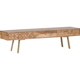 GUTMANN FACTORY Lowboard Kommode, Breite 160 cm beige B/H/T: 160cm x 40cm x 35cm, 3 Stk., Mango