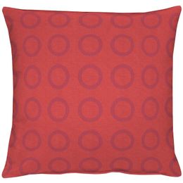 Apelt Dekokissen &raquo;Toro&laquo; Kissenh&uuml;lle mit F&uuml;llung, 1 St&uuml;ck rot Kunstfaser, Polyester B/L: 45cm x 45cm, 1 Stk.