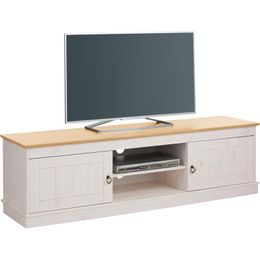 OTTO home TV-Board &raquo;Indra&laquo; wahlweise in 2 Breiten, Fernsehtisch gelb Massivholz B/H/T: 160cm x 45cm x 40cm, Kiefer