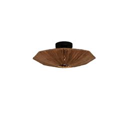 GOOD&MOJO Deckenleuchte &raquo;Panama&laquo; E27 Warmwei&szlig; braun 1, &Oslash; 45cm H: 5cm