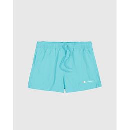 Champion Herren Badeshorts &raquo;Icons Beachshort Short&laquo; mit -Stickerei, schnell trocknendes Gewebe, Oberschenkell&auml;nge blau XXL (54), N-Gr