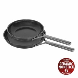 Zwilling Pfannen-Set &raquo;Milano&laquo; Aluminium Set, 2 tlg. Keramik-Antihaftbeschichtung, Induktion, Made in Italy Einheitsgr&ouml;&szlig;e