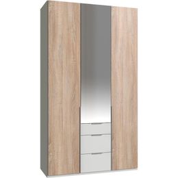 wimex Kleiderschrank &raquo;New York&laquo; mit Spiegelt&uuml;r wei&szlig; B/H/T: 135cm x 236cm x 58cm, Schubladen: 3 Stk. T&uuml;ren: 3 Stk.