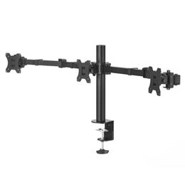Hama Monitor-Halterung &raquo;Bildschirm Halterung, 33-69cm(13"-27") 3 Monitore&laquo; bis 69 cm Zoll schwarz Stahl Einheitsgr&ouml;&szlig;e