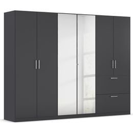 Rauch Dreht&uuml;renschrank &raquo;Kleiderschrank Schrank Garderobe Schlafzimmerschrank PADUA&laquo; voll aufgelegte Spiegelt&uuml;ren, zwei gro&szlig;e Schubladen MADE IN 